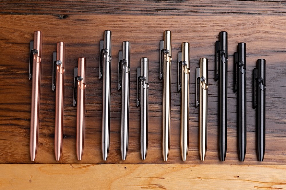 Writing Turning Flipping - Tactile Turn Slim Bolt Action Copper (alter ...