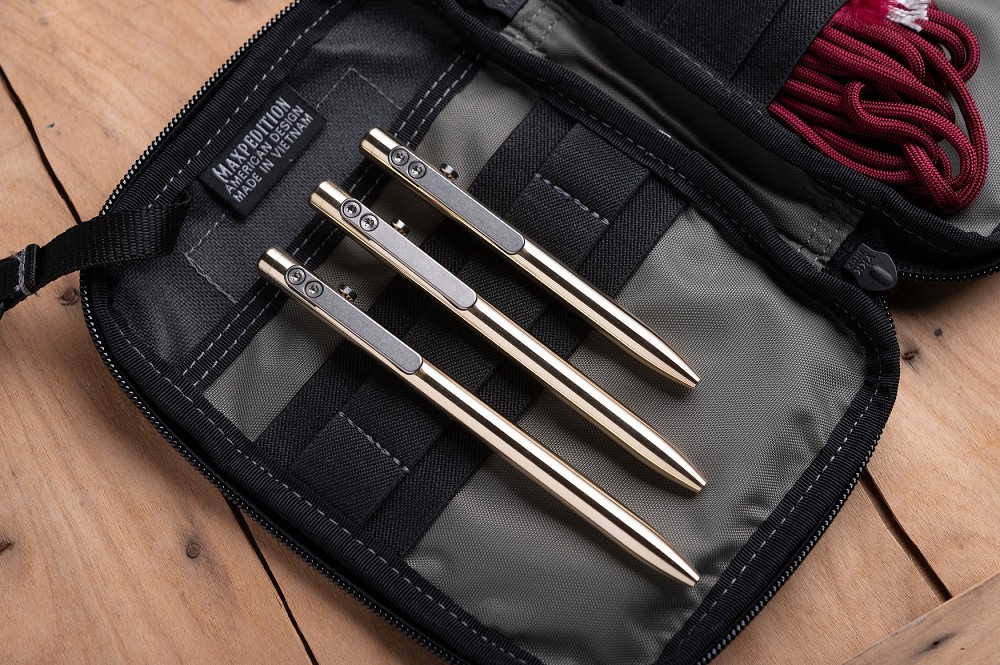 Writing Turning Flipping - Tactile Turn Slim Bolt Action Bronze (alter ...