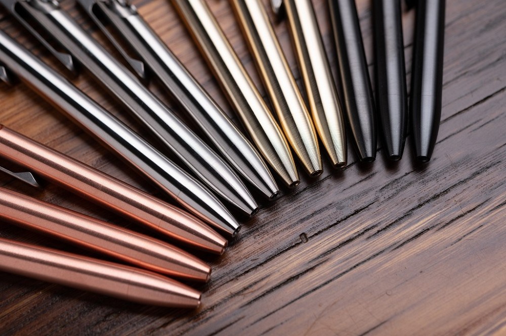 Writing Turning Flipping - Tactile Turn Slim Bolt Action Bronze (alter ...