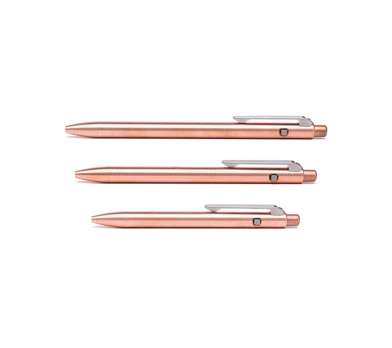 Writing Turning Flipping - Tactile Turn Slim Side Click Copper